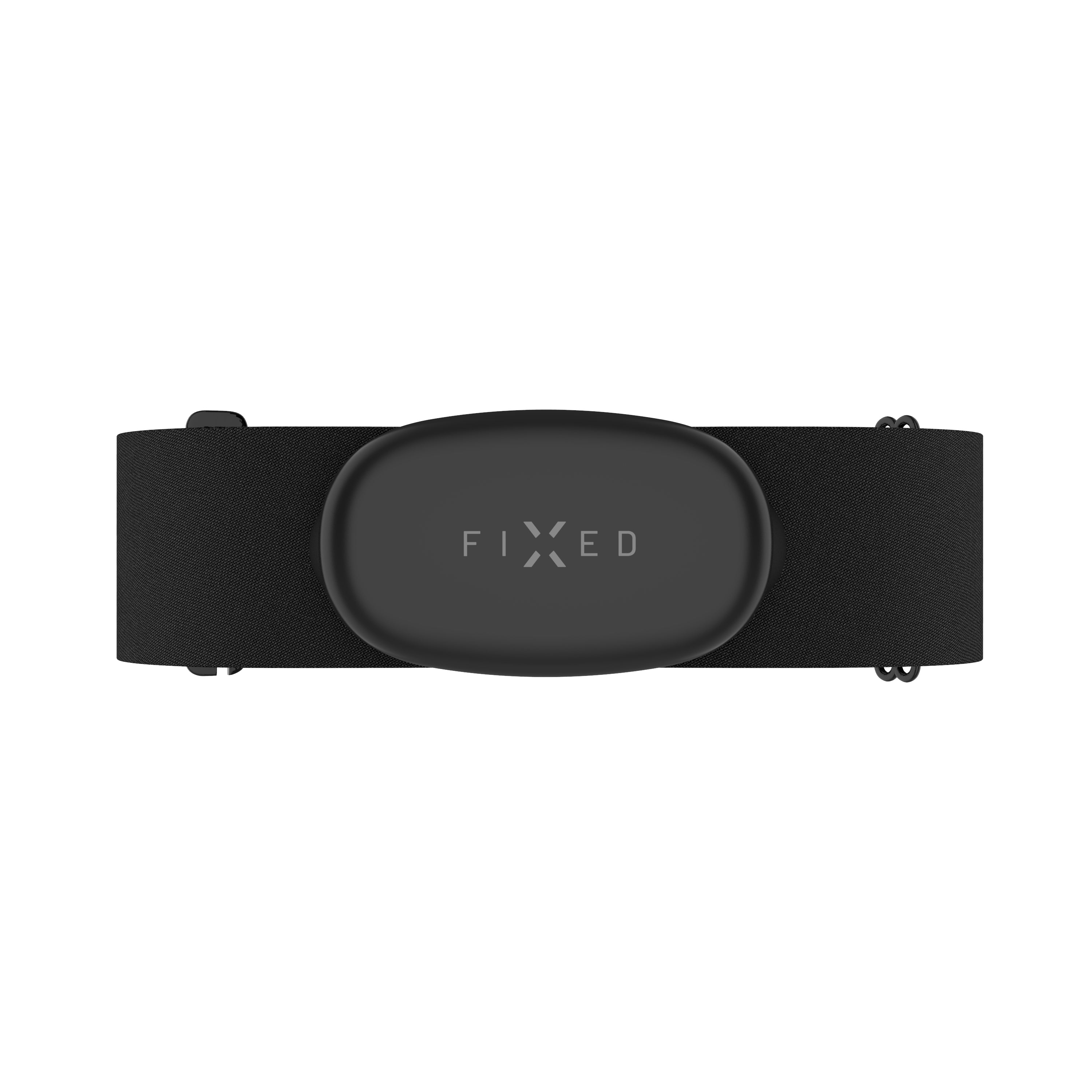 Chest strap hearth-rate monitor FIXED Pulse Dual, HR+HRV measure, blac